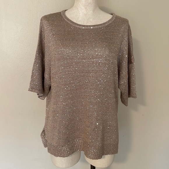 WD.NY | Sweaters | Nwt Wdny Rose Gold Sweater Xl | Poshmark